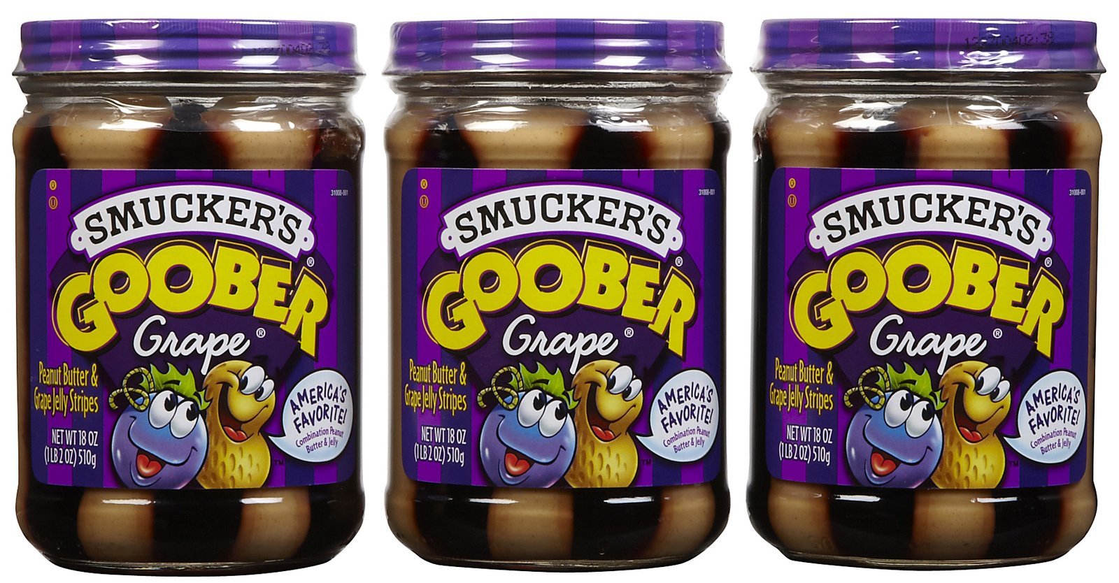 Amazon.com : Smucker's Goober Strawberry (18 oz Jars) 2 Pack : Peanut ...
