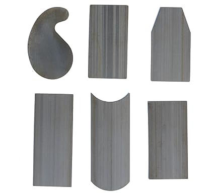 6Pc Shaped Cabinet Scraper Set, 6 Pieces Woodworking Scrapers: Amazon ...