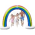 Amazon.com: Splashin'kids Outdoor Rainbow Sprinkler Super Toddler Water ...