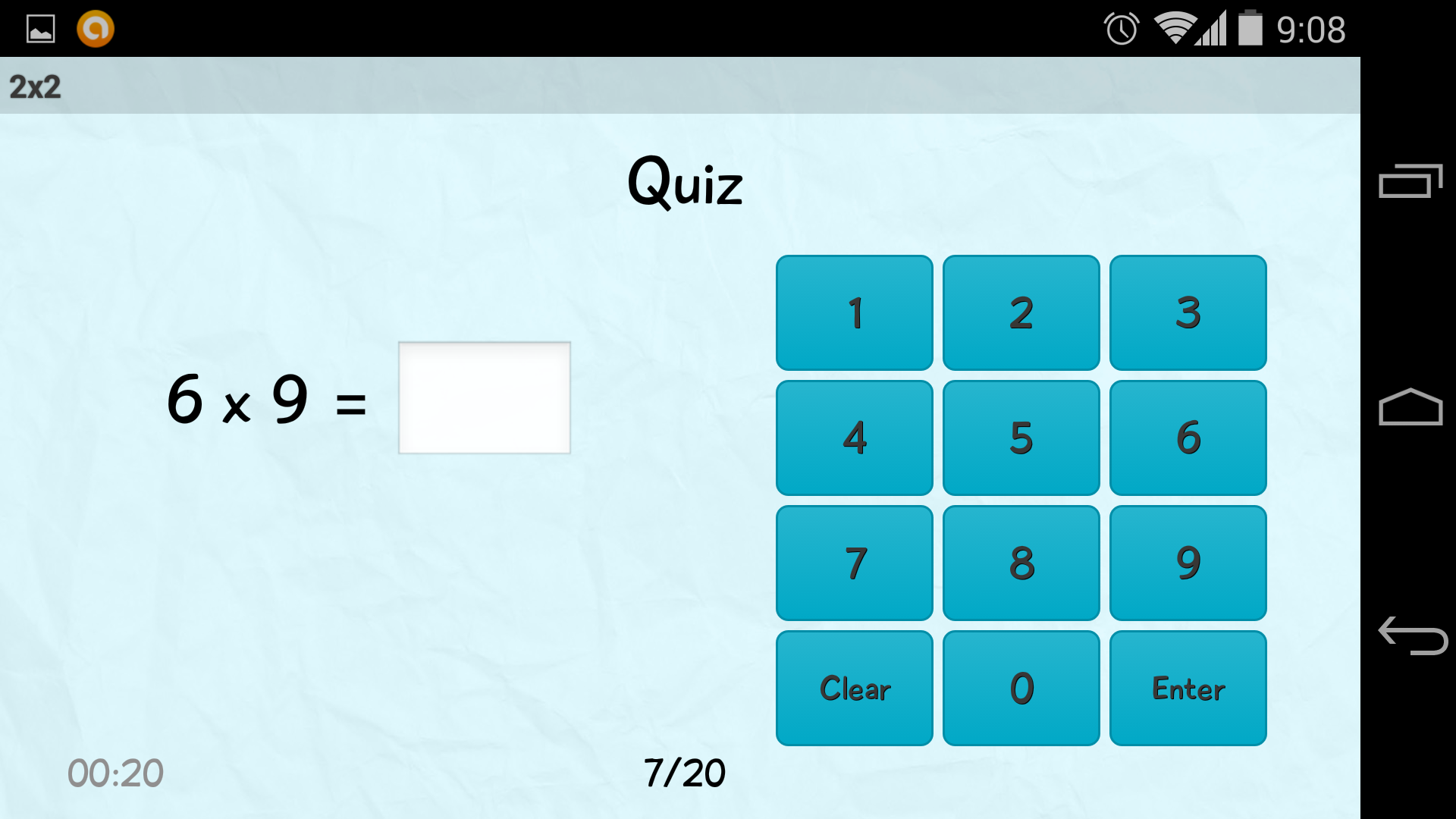 2x2 Easy Multiplication Tables Full:Amazon.com.br:Appstore for Android