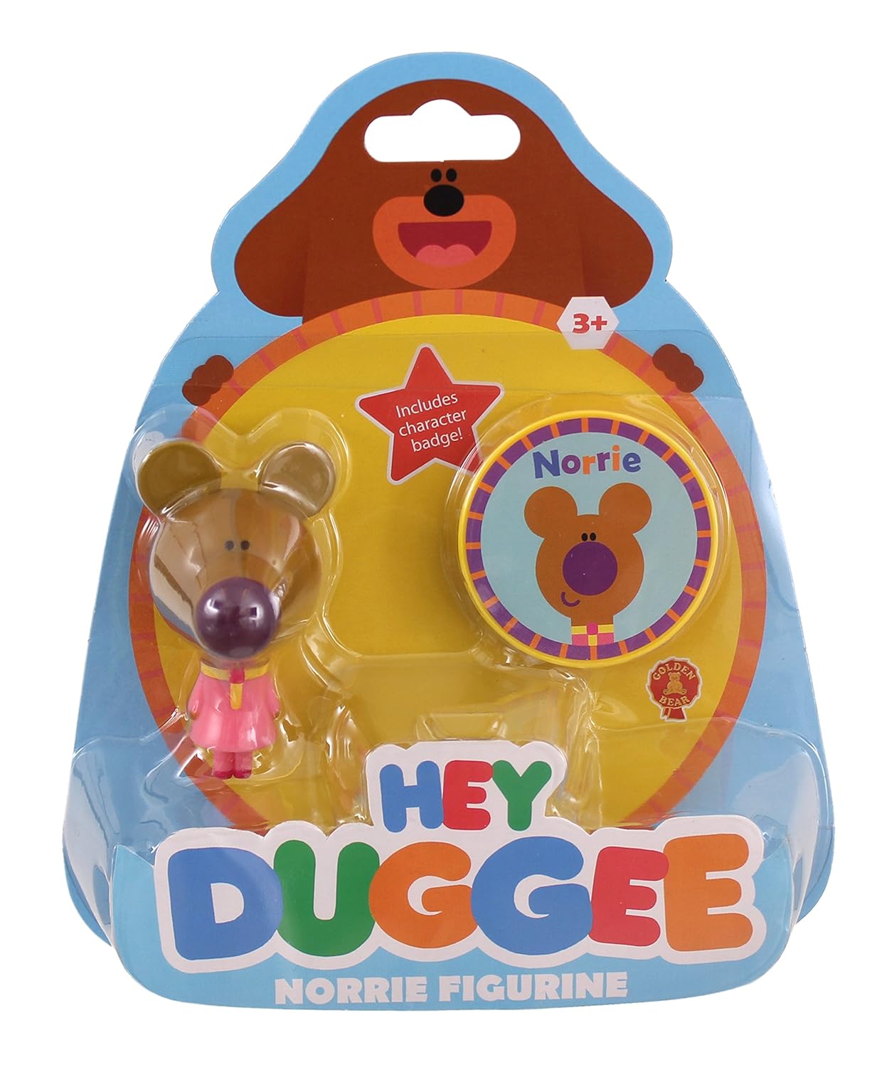 Hey Duggee Norrie Figure with Feature Badge: Amazon.co.uk: Toys & Games