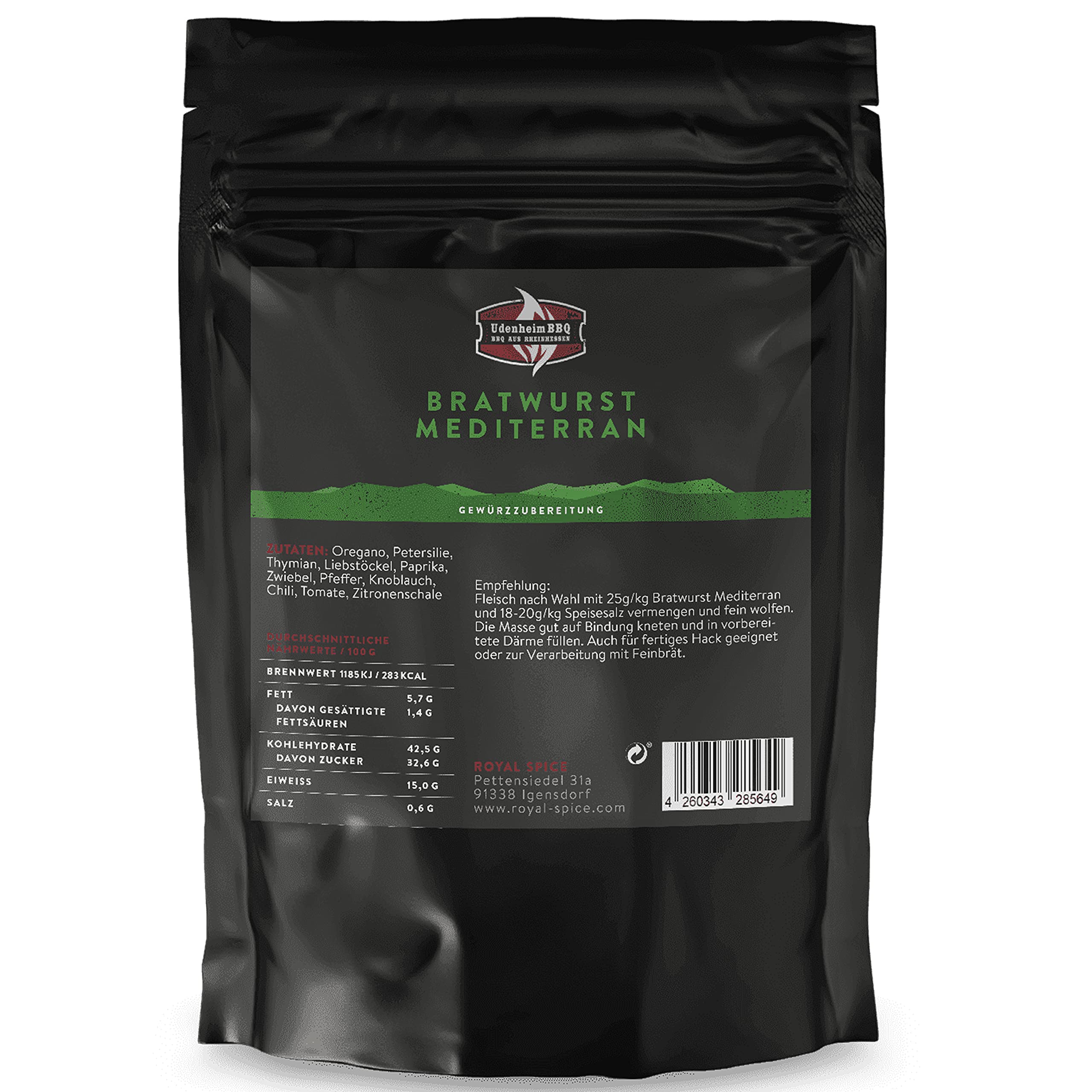 Mua Royal Spice Bratwurst Spice Mediterranean 300 g – Grill Bratwurst ...