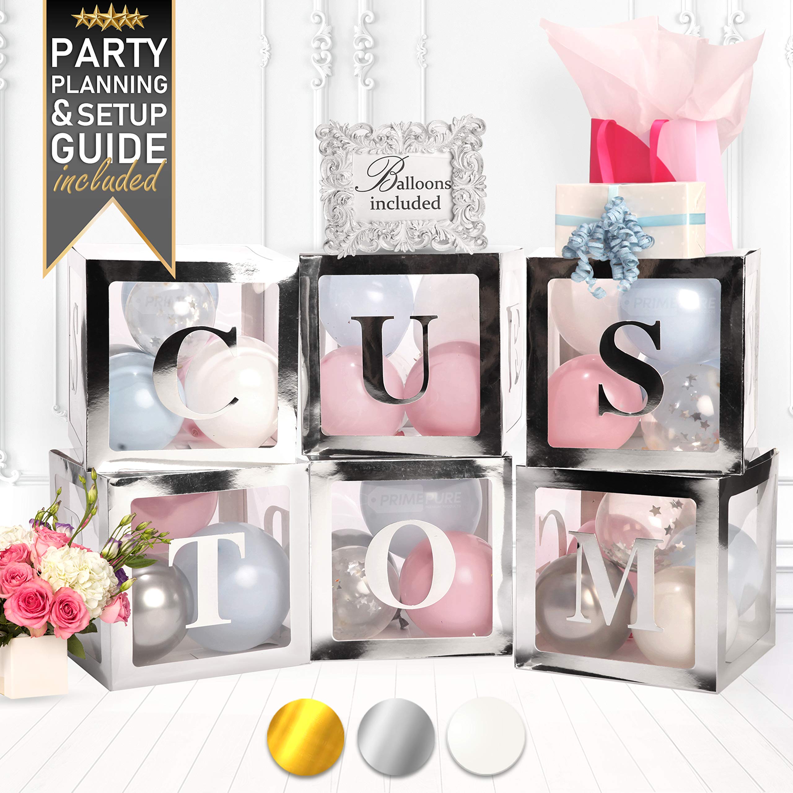 Buy Personalized Custom Letters or Letter Boxes - For Gender Reveal ...