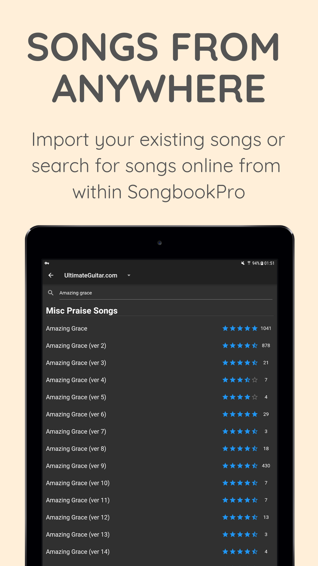 SongbookPro:Amazon.com:Appstore for Android