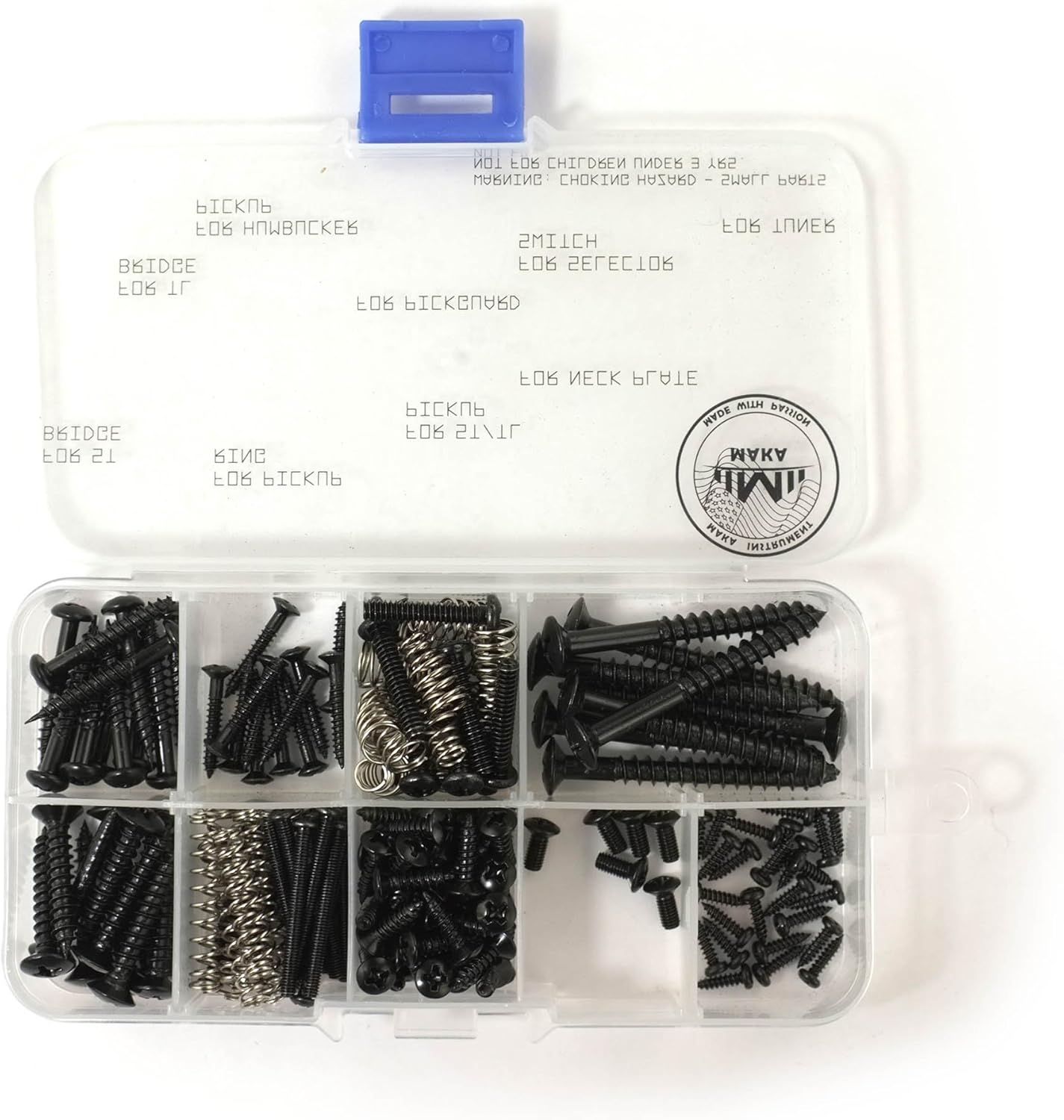 MAKA Guitar Screw Kit Assortment Box Kit for Electric Guitar Bridge ...