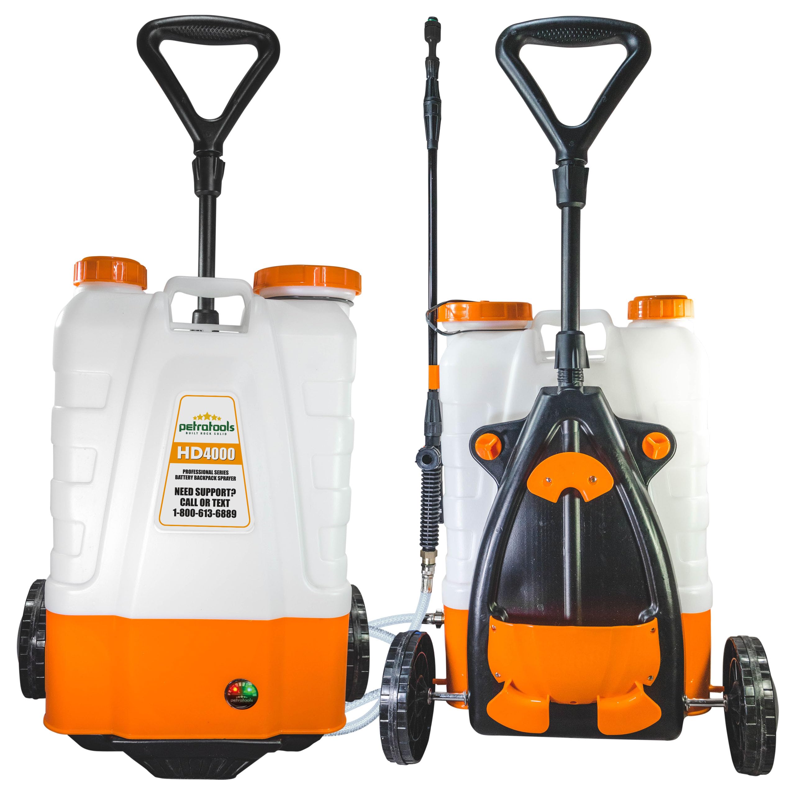 Mua PetraTools 4 Gallon Battery Powered Backpack Sprayer with Cart ...