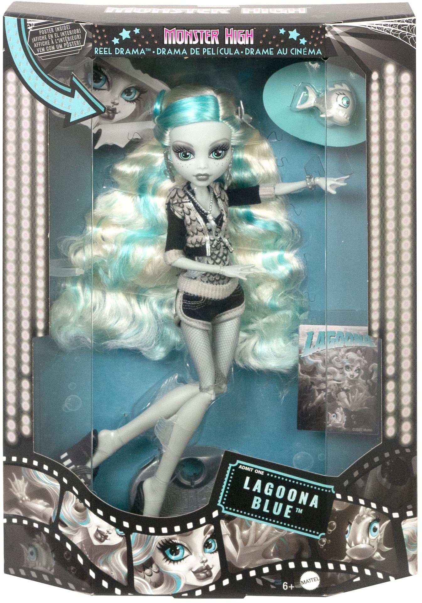 Mua Monster High Doll, Lagoona Blue in Black and White, Reel Drama ...
