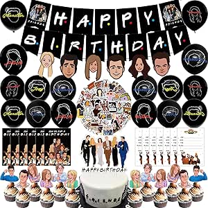 Amazon.com: MOHLX Friends TV Show Party Decoration Set,Friends Themed ...