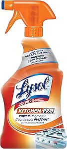 Lysol Antibacterial Kitchen Cleaner, Kitchen-Pro Power Degreaser, 650ml ...