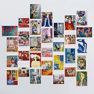 Amazon.com : Henri Matisse Art Postcards, Famous Painting Abstract Art ...