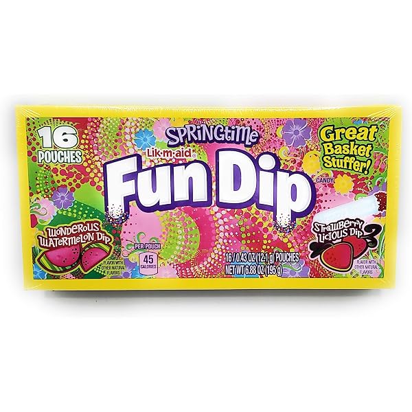 Lik-m-aid Fun Dip Fun Dip 24count Pack LIK-M-AID Fun Dip Candy - 24 ...