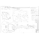 Amazon.com: Full Scale Plans for the Fender Telecaster 1969 Thinline ...
