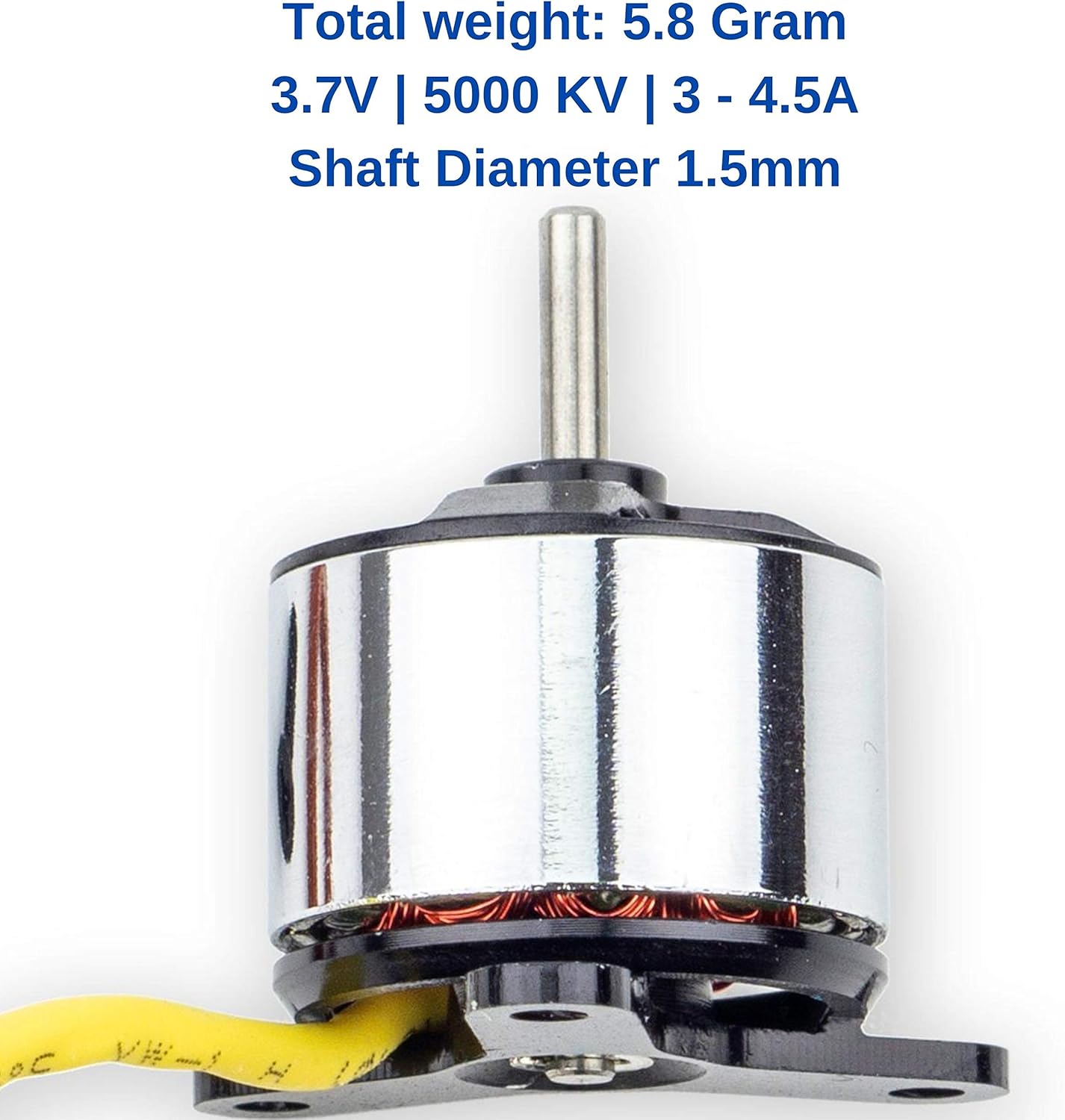 AP05 5000kv brushless motor, 5.8g, 3.7v, Micro Brushless Motor, for ...