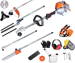 PROYAMA 42.7CC Multi Function 5 in 1 Pole Hedge Trimmer, Trimmer, Brush ...