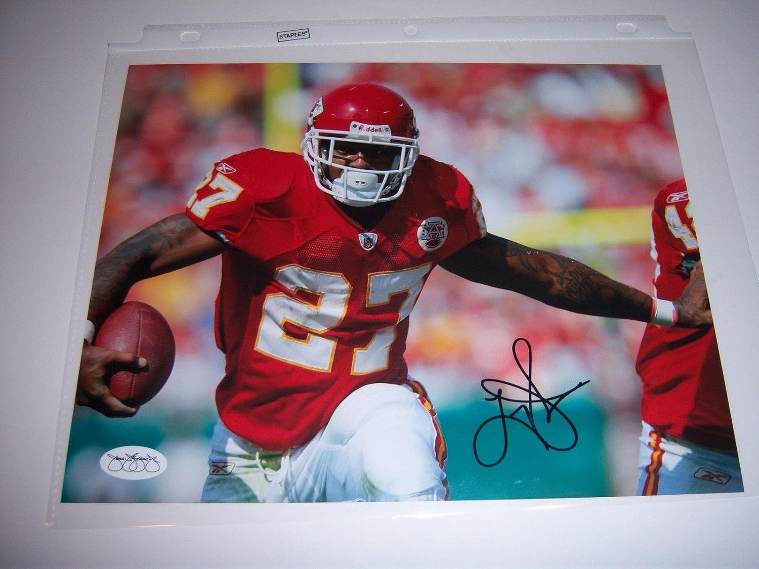 Larry Johnson Kansas City Chiefs, penn State Jsa/stamp Signed 8x10 ...