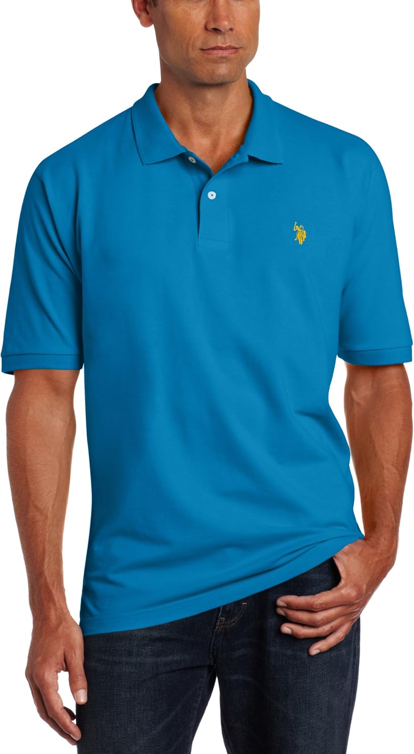 U.S. Polo Assn. Men's Solid Pique Shirt at Amazon Men’s Clothing store ...