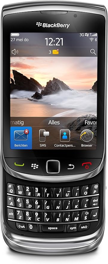 BlackBerry Torch 9800 Unlocked GSM Slider Cell Phone w/ Keyboard ...