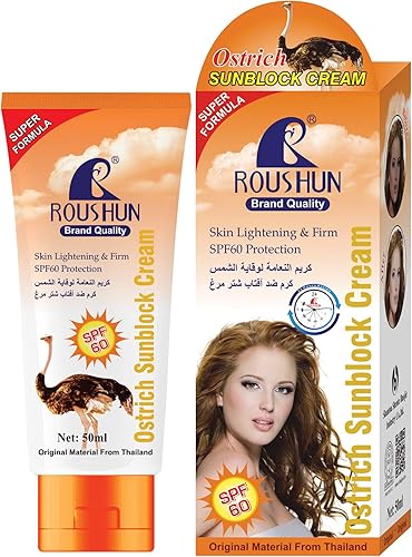 ROUSHUN Ostrich Sunblock Cream Lightening SPF60 Protection price in UAE ...