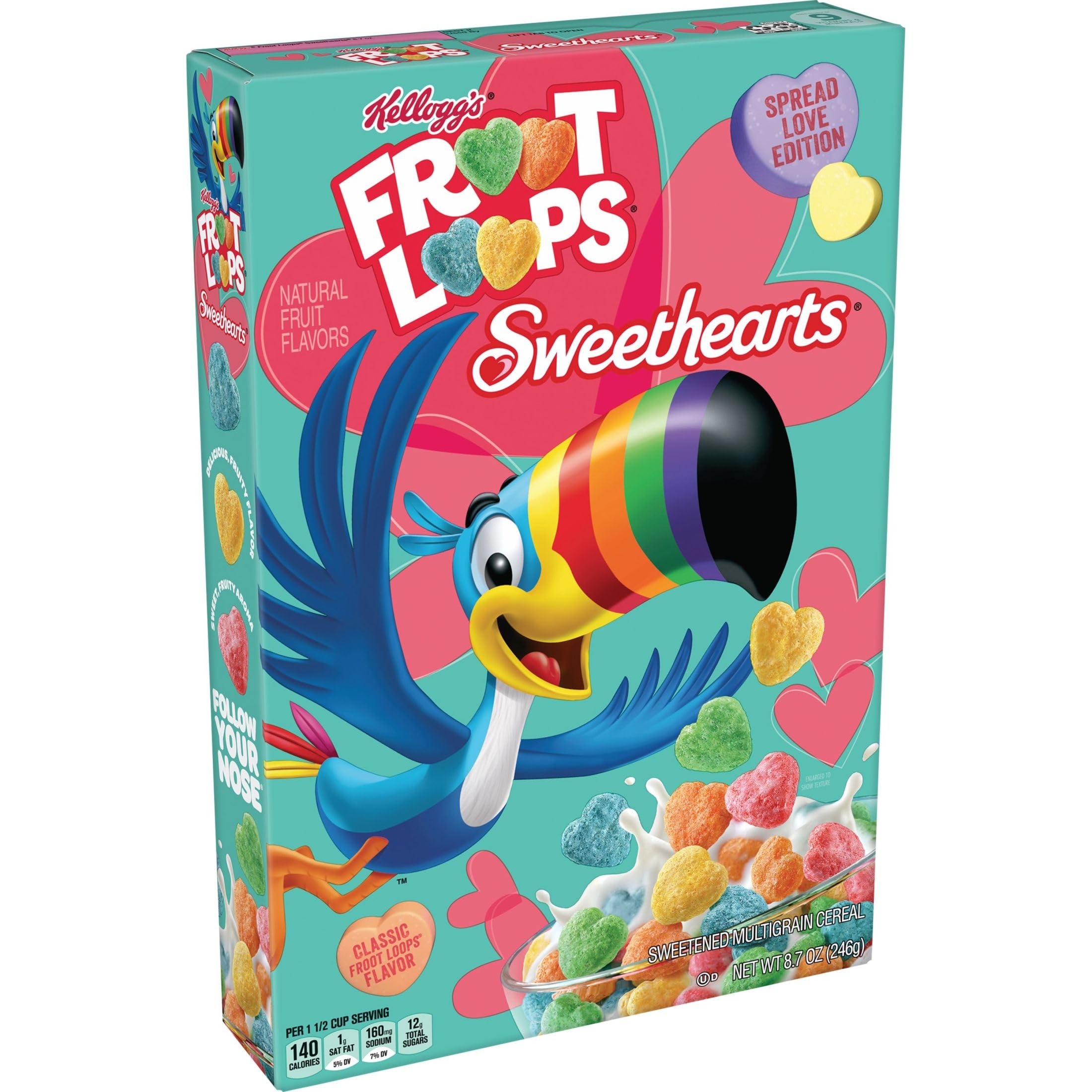 Mua Froot Loops Sweethearts Breakfast Cereal, Fruit Flavored, Valentine ...