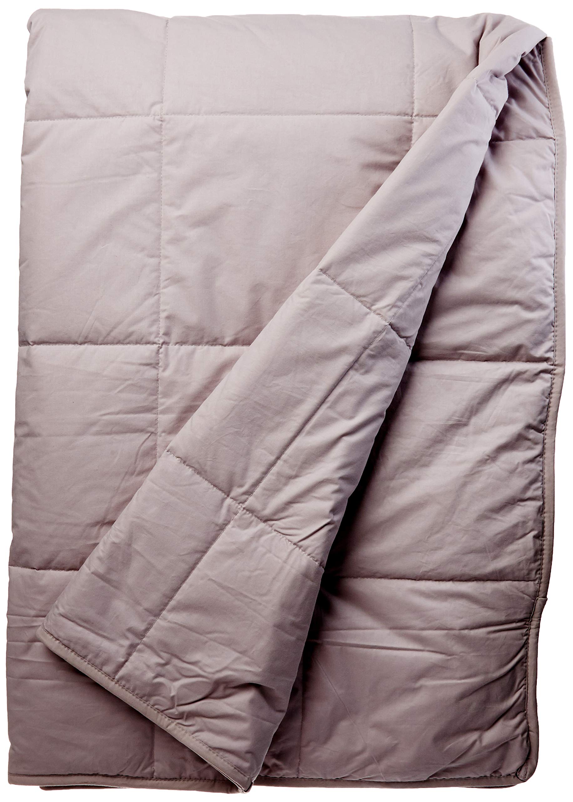 Cotton Loft pure 100% Sustainable Cotton Filled Blanket, Twin, Grey ...