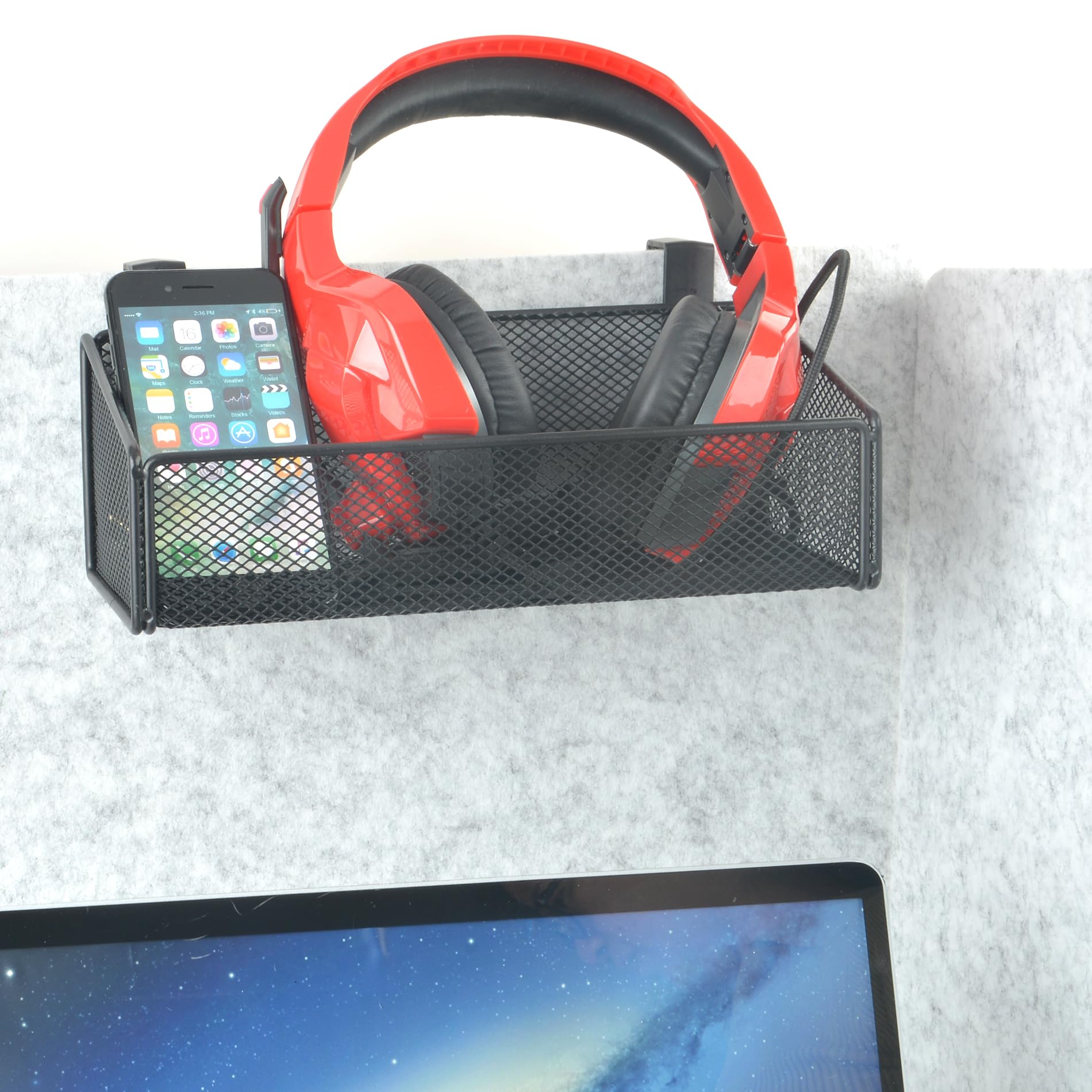 Mua JDYOOMI Cubicle Shelf - Hanging Floating Shelves Storage Organizer ...