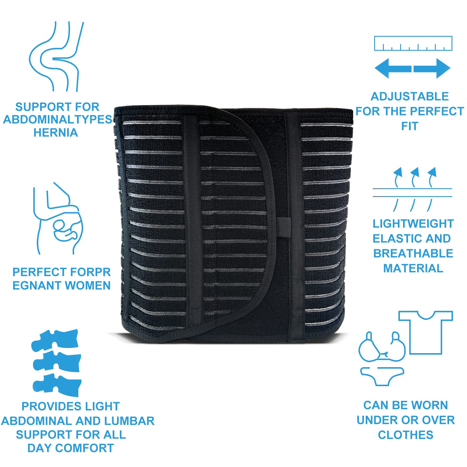 Mua HKJD Umbilical Hernia Belt for Men & Women, Abdominal Binder ...