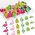 Amazon.com: Outus 30 Pieces Decorative Thumb Tacks Cute Push Pins ...