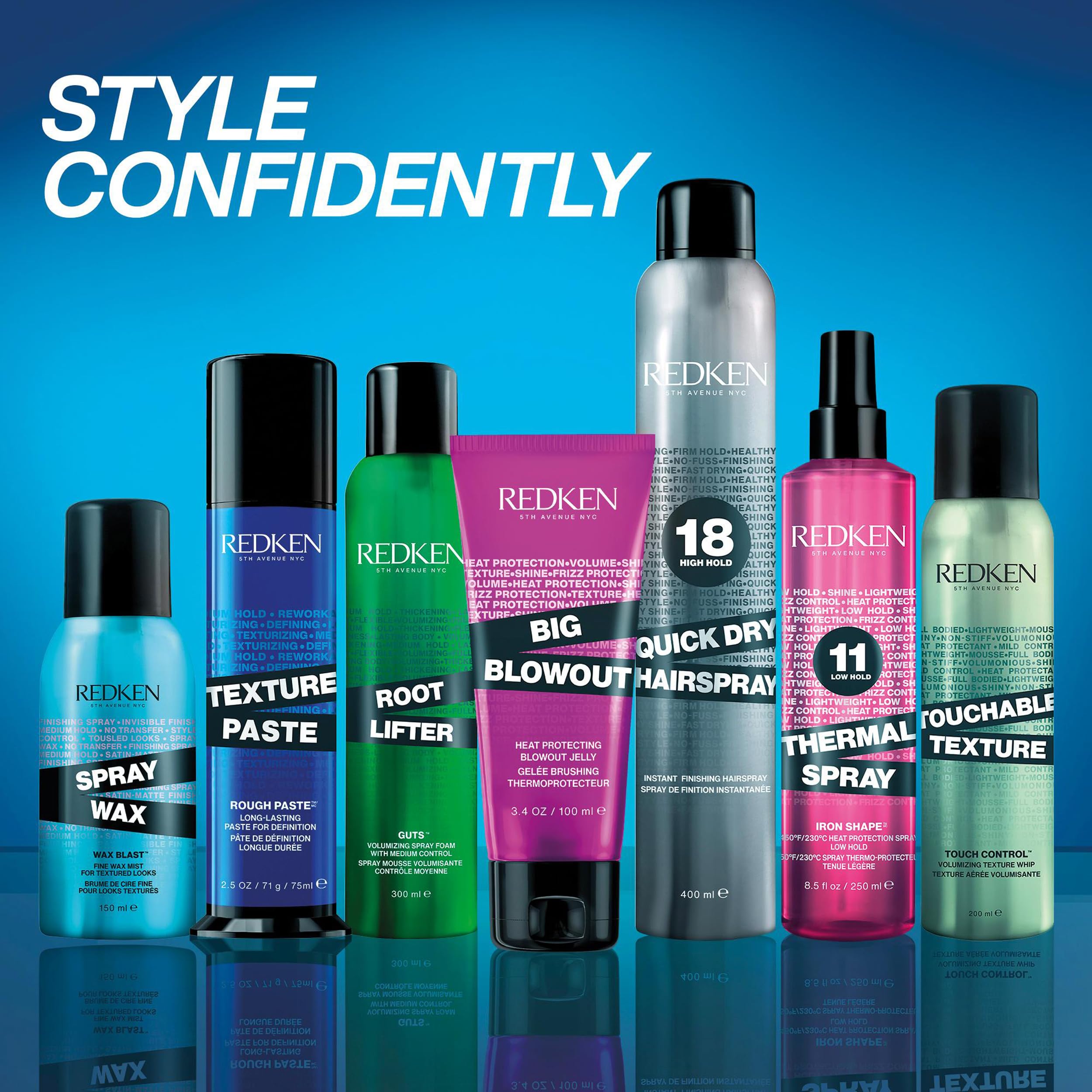Redken Texture Paste Hair Styling Paste for Definition | Adds Long ...