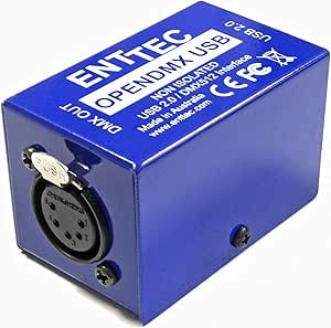 Amazon.com: Enttec Open DMX USB 70303 Lighting Controller Interface ( Open Source / Hardware ...