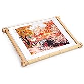 Amazon.com: FINGERINSPIRE Wood Needlework Frame 17.3x13.8" Rectangle ...
