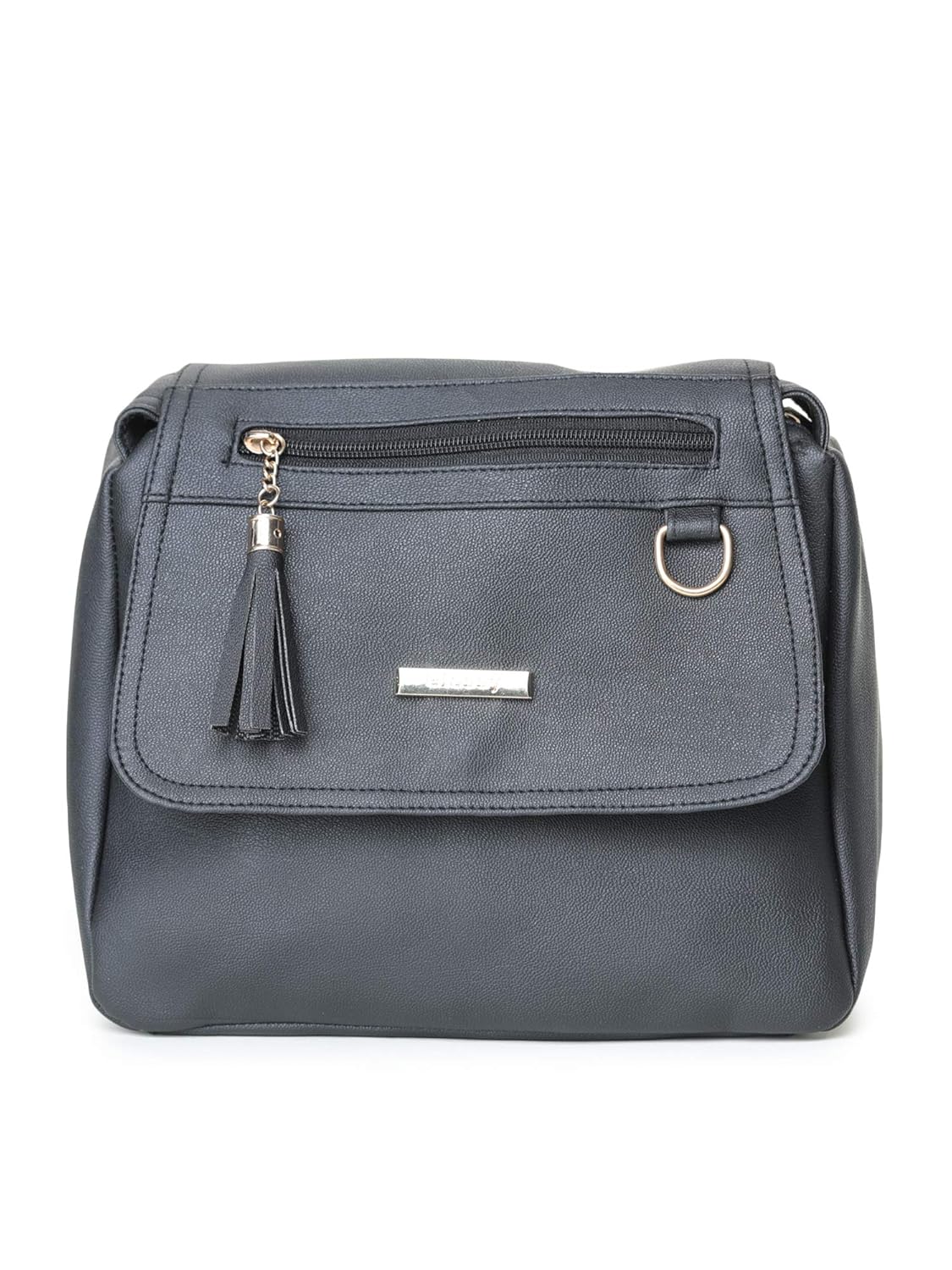 Buy GLOSSY Women/Girls Sling Bag (Black) at Amazon.in