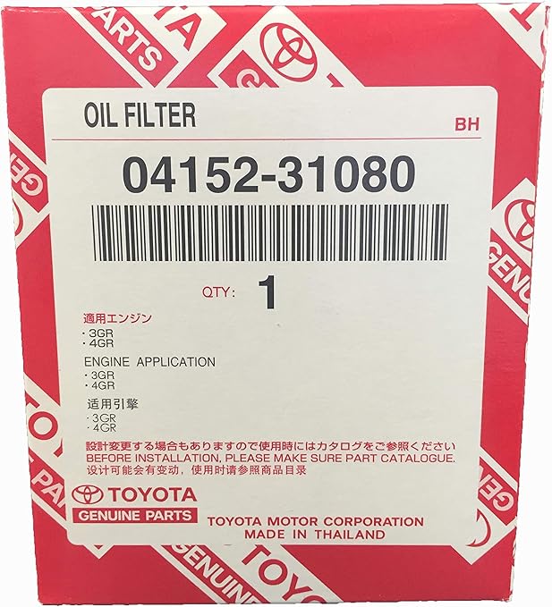 Amazon.com: 04152-31080 Toyota Element kit, oil filter 0415231080 ...