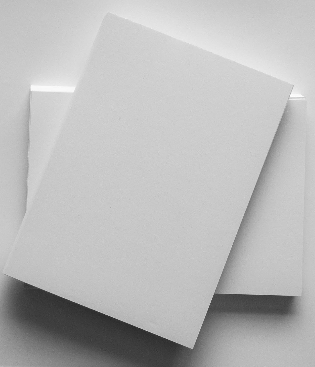 A5 Plain White Arts and Craft Card 160gsm Thick Paper x 50 Sheets ...