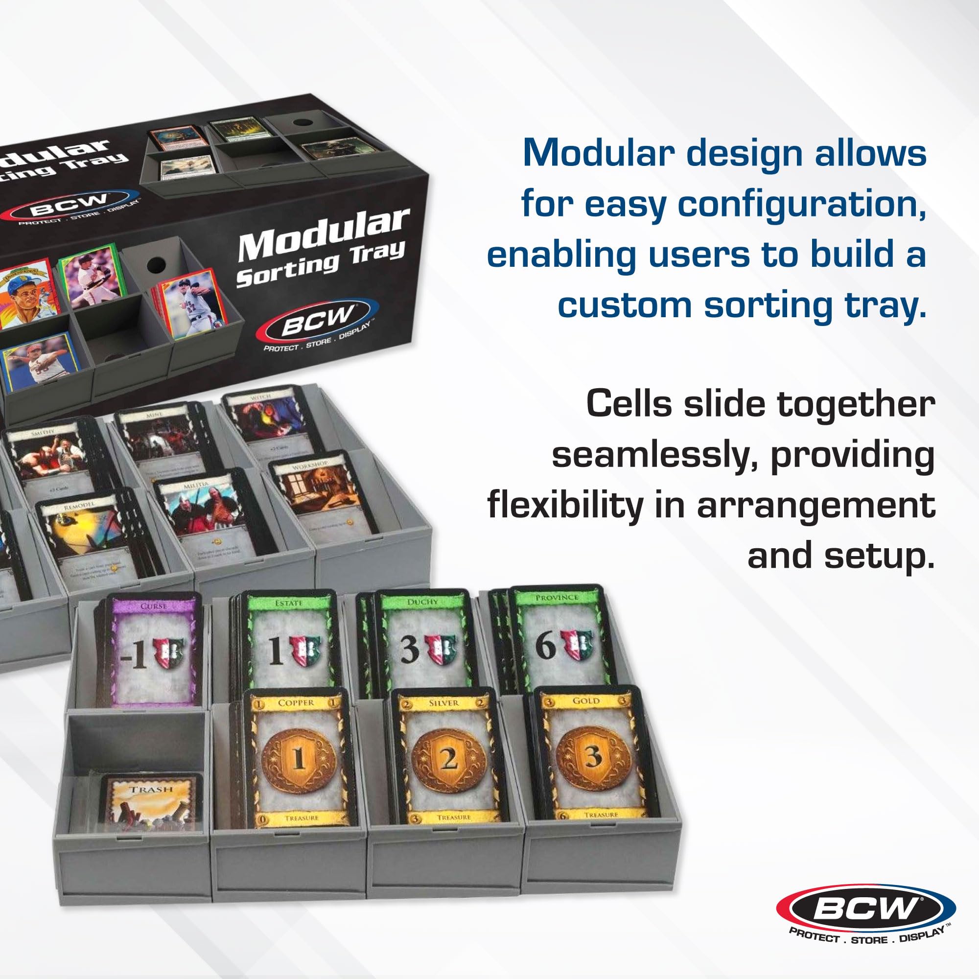 Mua BCW Modular Card Sorting Tray | Customizable Display and Storage ...