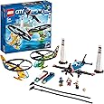 LEGO 60260 City Airport Air Race Toy, Plane & Helicopters Play Set ...