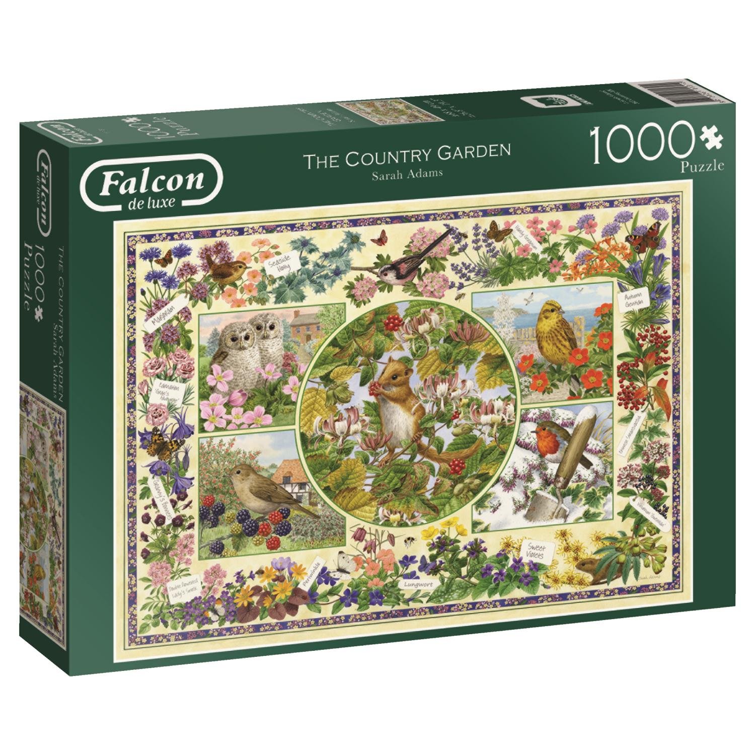 Falcon de luxe 11131 The Country Garden 1000 Piece Jigsaw Puzzle ...