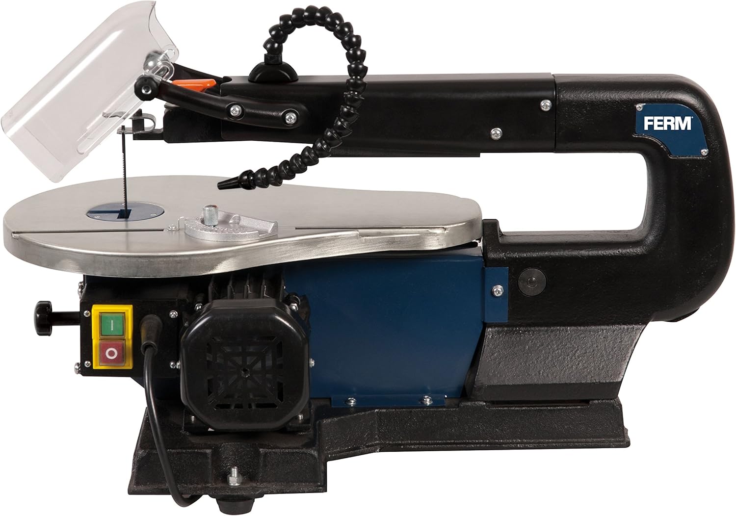 FERM Scroll Saw – Fret Saw – 90W – Adjustable Working Table (0-45 ...