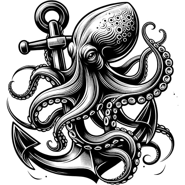Octopus Jolly Roger Tattoo