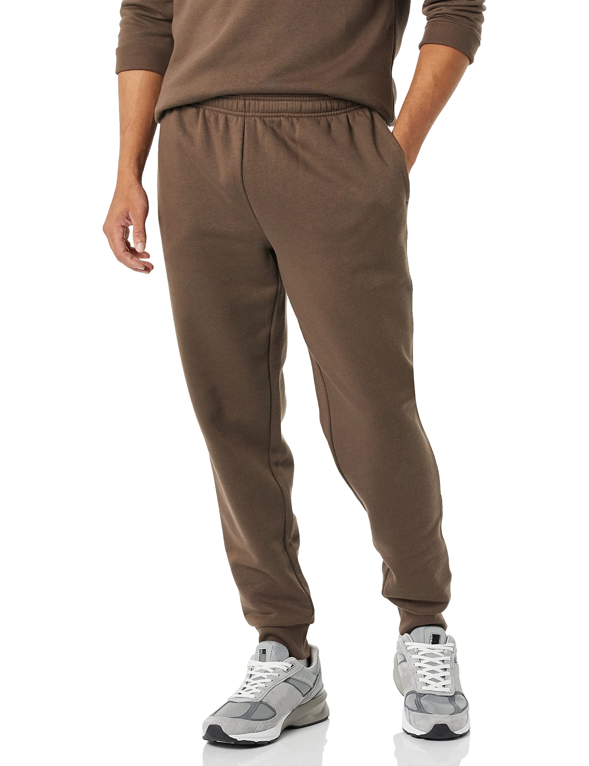 Amazon Essentials Men's Relaxed Joggers Sweatpants, Fleece, Comfortable ...
