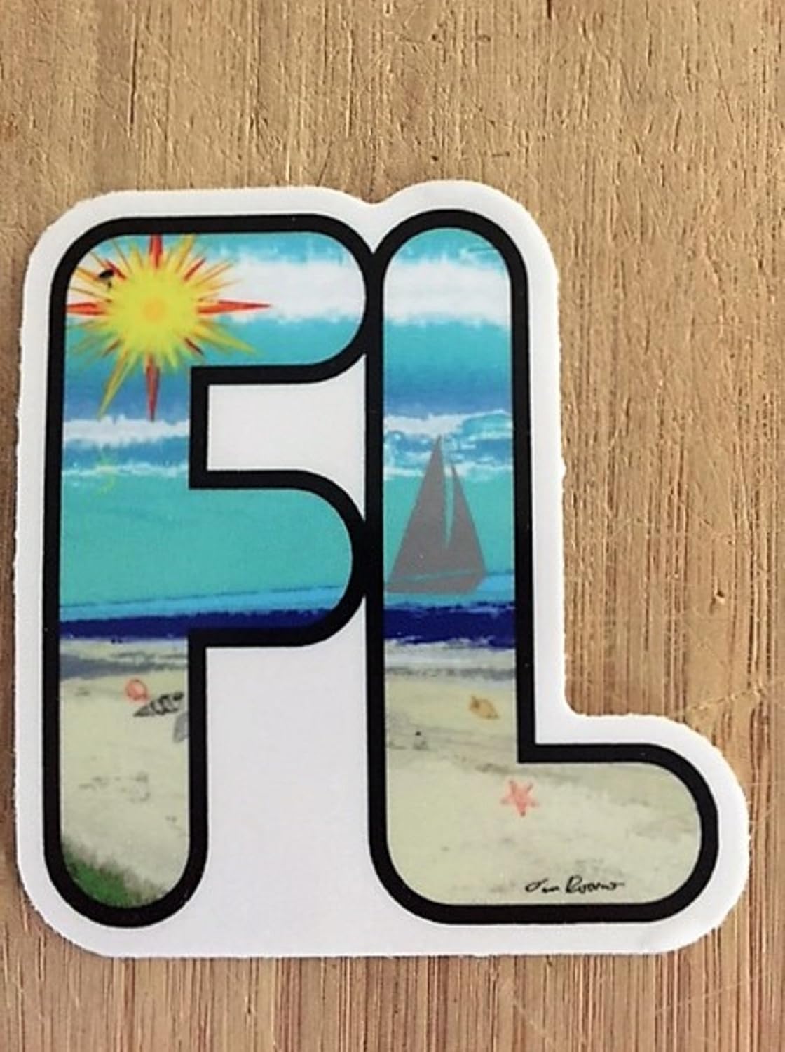Amazon.com: State of Florida Sticker: Handmade
