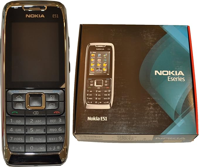 Amazon.com: Nokia E51-1 with Camera 130MB (GSM only, No CDMA) Factory ...