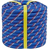 CRAYZA Double Braided Arborist Rigging Rope (1/2 in x 200 ft) Strong ...