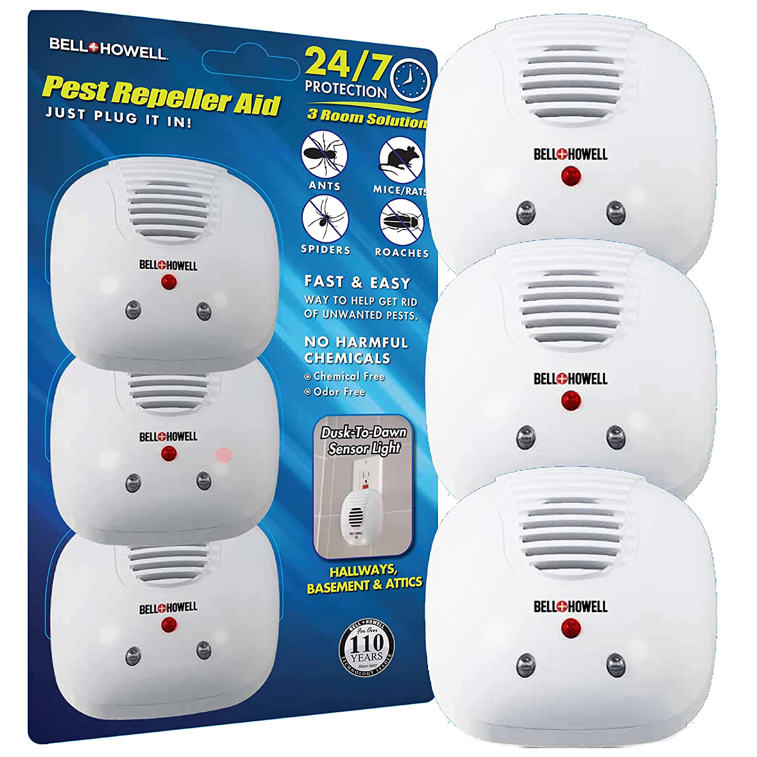 Mua Bell + Howell Ultrasonic Pest Repeller Home Kit (Pack of 3 ...