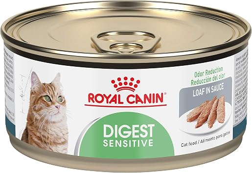 Royal Canin Feline Health Nutrition Digest Sensitive Loaf in Sauce ...