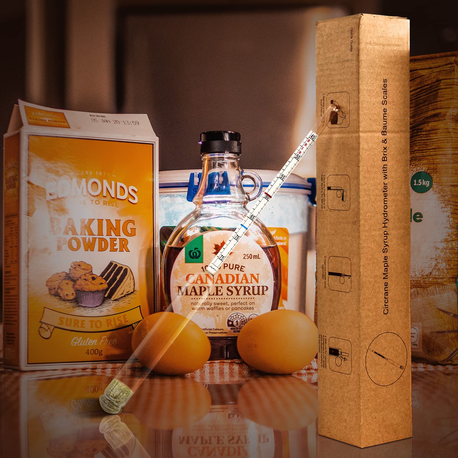 Mua Circrane Maple Syrup Hydrometer with BRIX & Baume Scales, Density ...