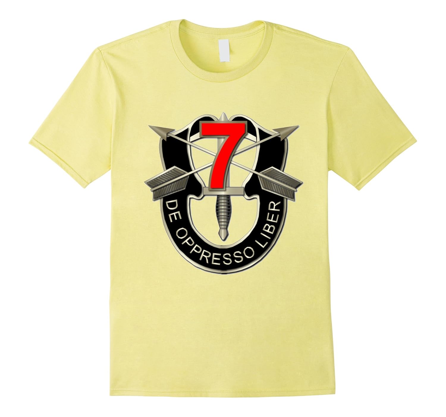 7th Special Forces Group – V1 – Red Tshirt-Art – Artvinatee