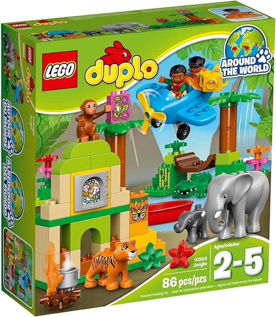 LEGO duplo Town Giungla, 10804: Amazon.it: Giochi e giocattoli