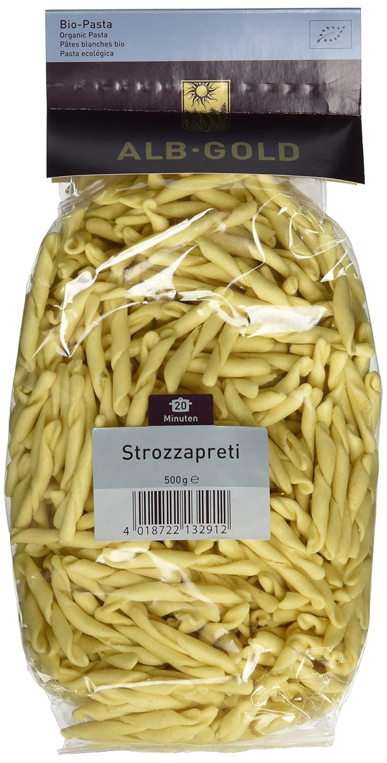 Alb-Gold Pasta Strozzapreti, 6er Pack (6 x 500 g Packung) - Bio: Amazon ...