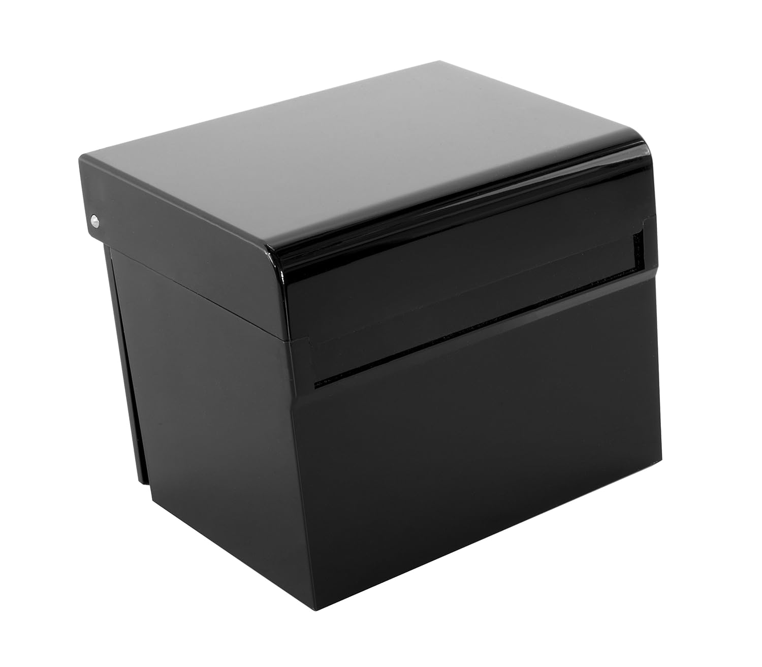 Osco Hi-Gloss Index Box with 100 Cards/Coloured Tabs - Black: Amazon.co ...