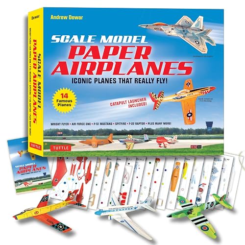 Scale Model Paper Airplanes Kit: Iconic Planes That Really Fly ...